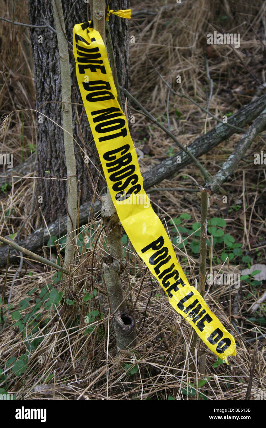 Police tape hi-res stock photography and images - Alamy