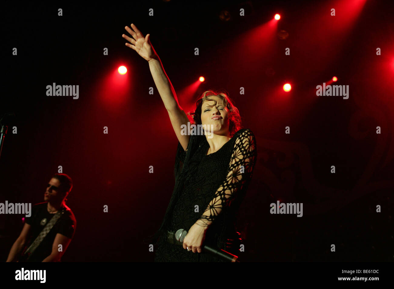 LaFee, German pop singer, live at Club X-tra in Zurich, Switzerland ...