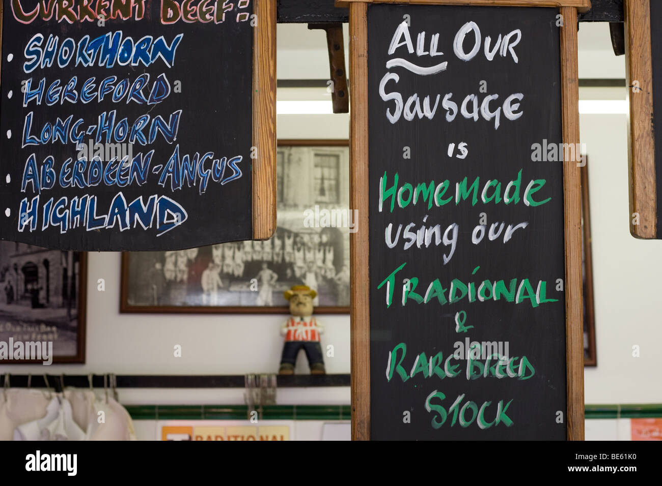 Meat chalkboard High Resolution Stock Photography and Images - Alamy