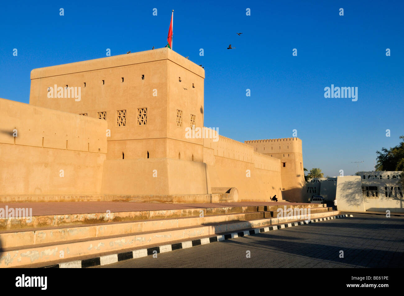 Historic adobe fortification Helal Fort or Castle, Buraimi, Al Dhahirah ...