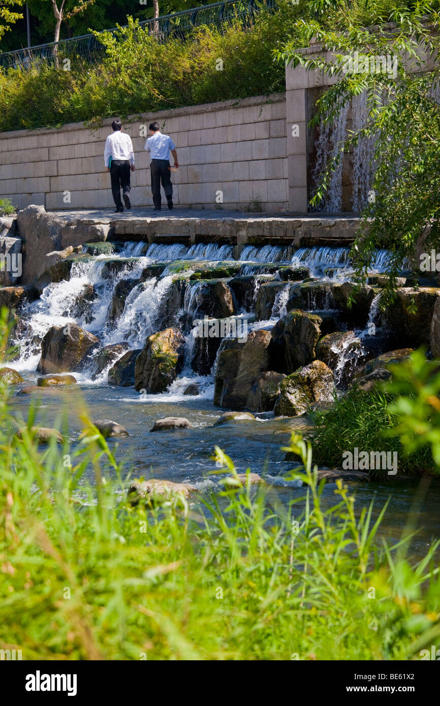 Cheonggyecheon River in Seoul South Korea Stock Photo - Alamy