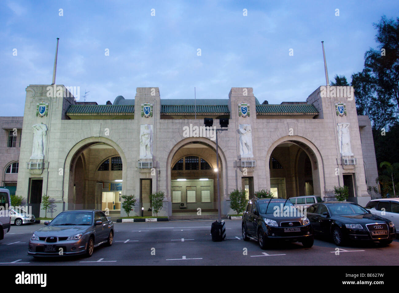 Malaysia Singapore railway station Stock Photo - Alamy