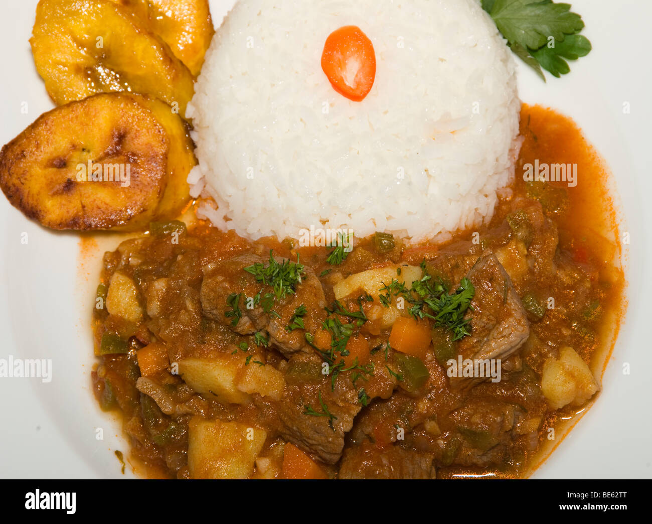 Beef stew. Ecuadorian food Stock Photo - Alamy