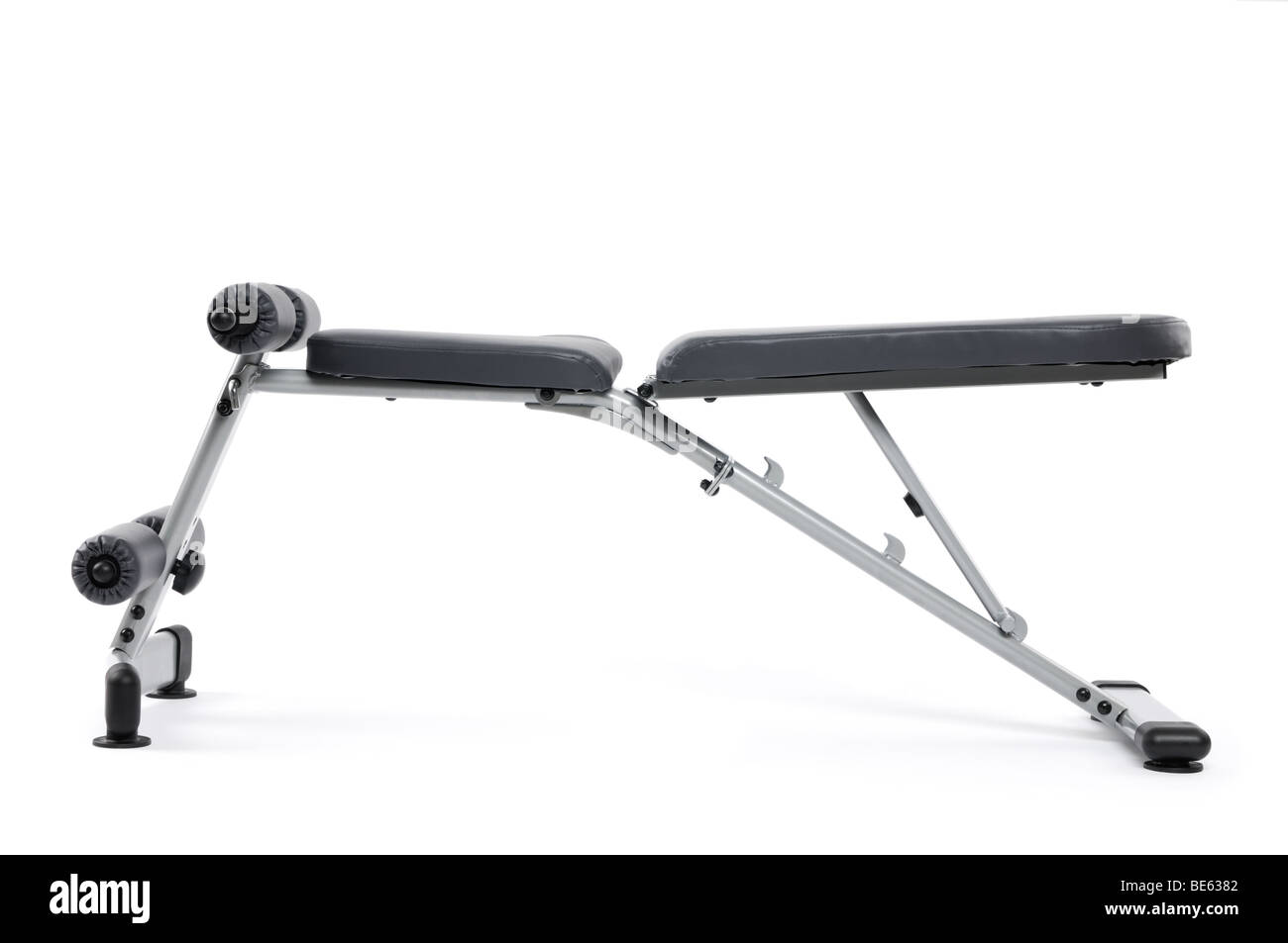 Bench press machine Cut Out Stock Images & Pictures - Alamy