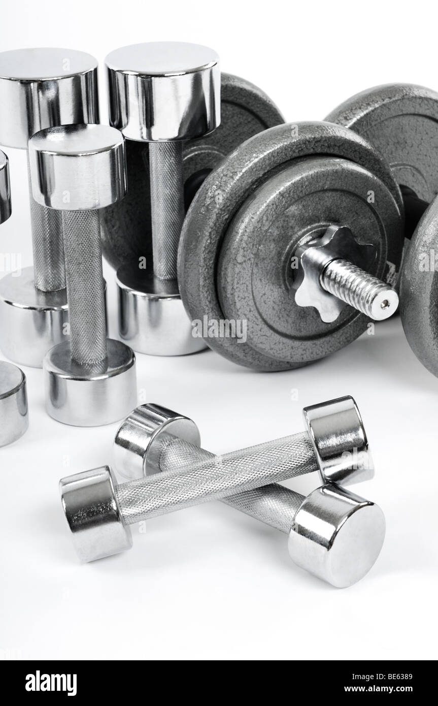 Dumbbells set hi-res stock photography and images - Alamy