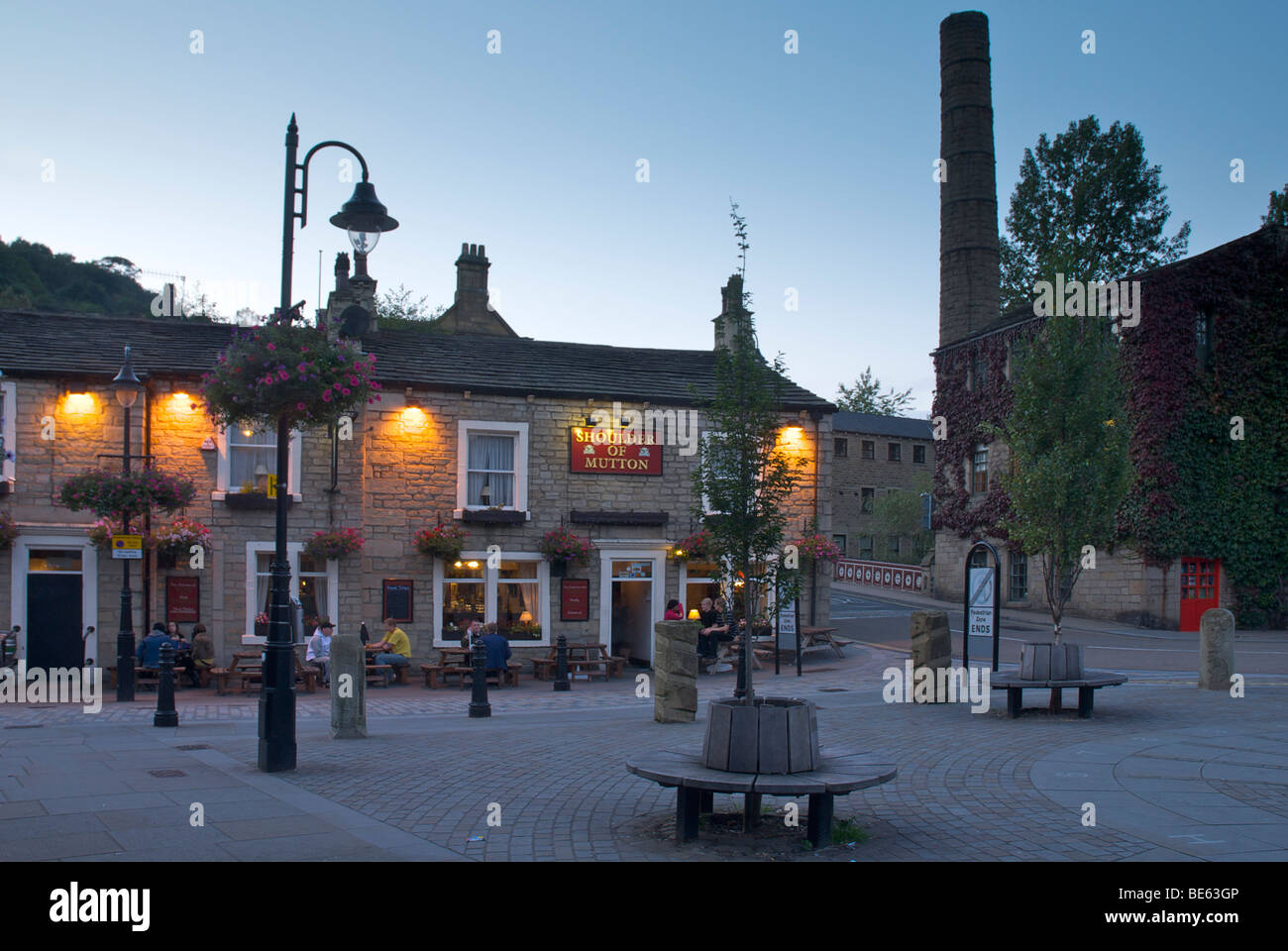 St George's Square, Hebden Bridge, Calderdale, West Yorkshire, England ...