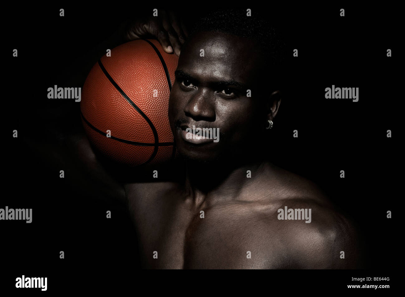 Basketball player, portrait Stock Photo - Alamy