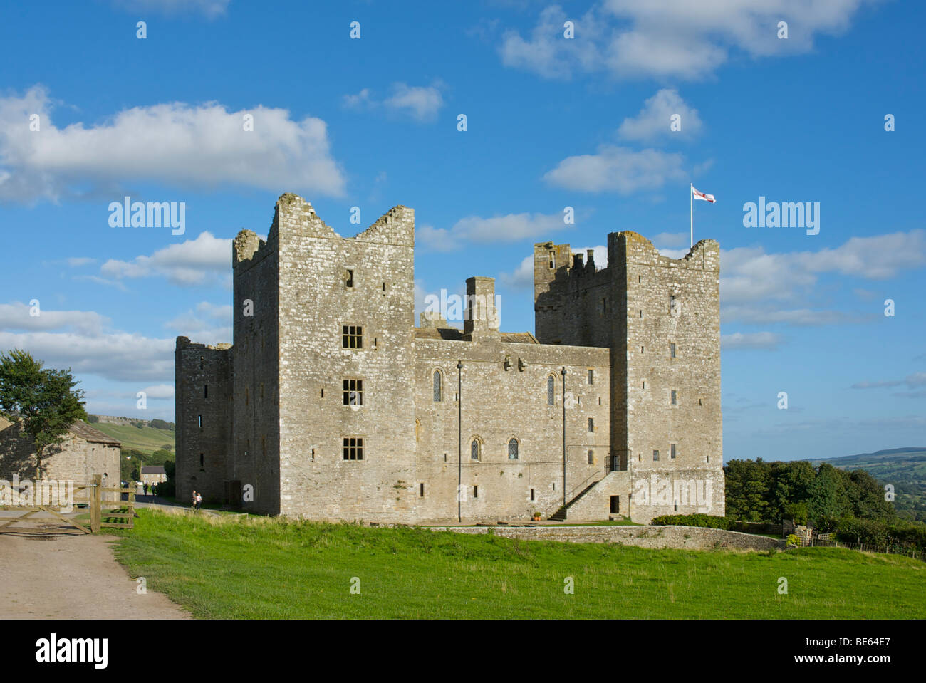 Bolton Castle, in the village of Castle Bolton, Wensleydale, Yorkshire ...