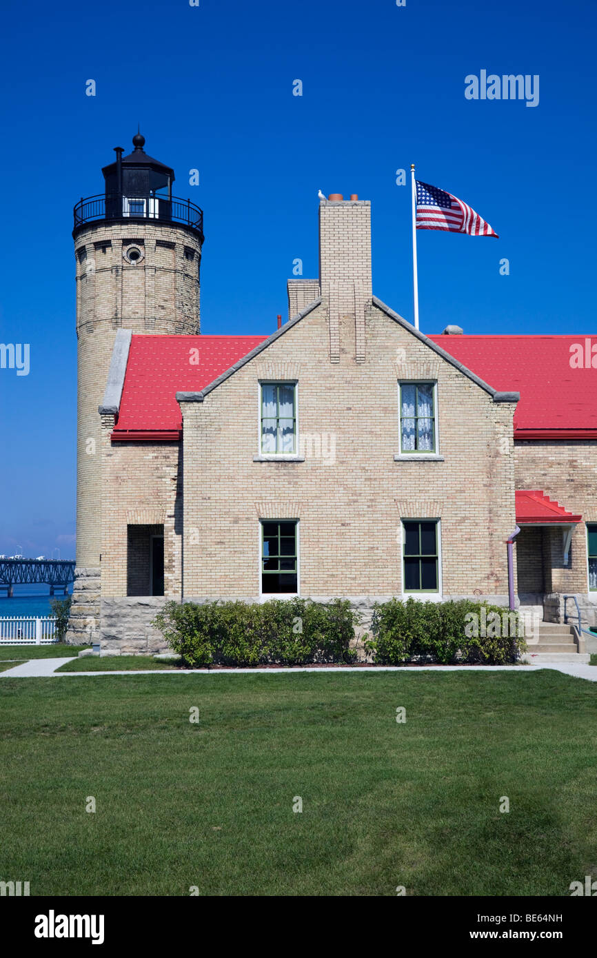 Old point mackinac lighthouse hi-res stock photography and images - Alamy