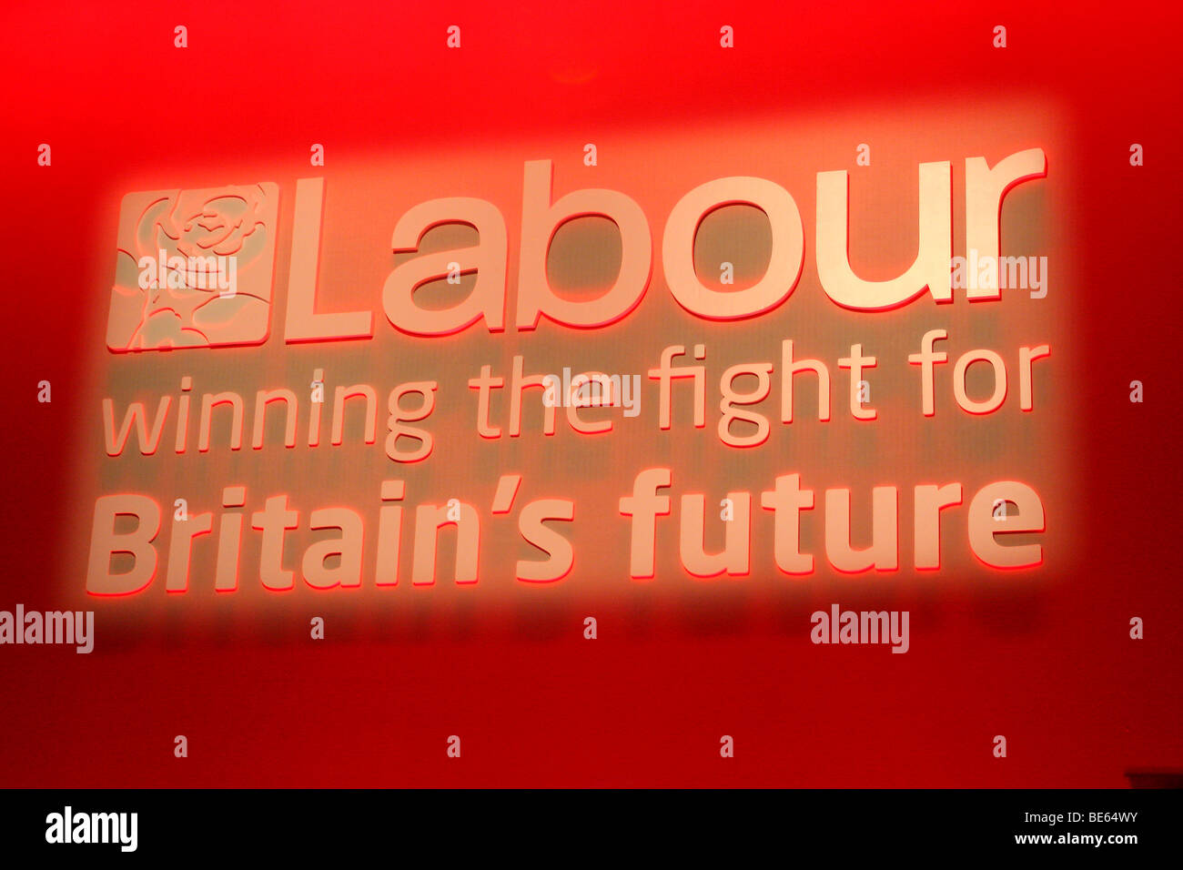 LABOUR LOGO SIGN 20 September 2008 MANCHESTER CENTRAL MANCHESTER ...