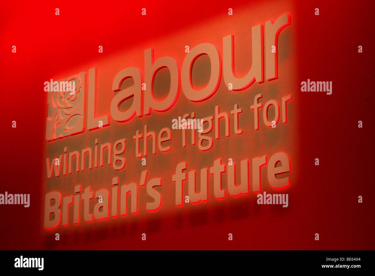 LABOUR LOGO SIGN 20 September 2008 MANCHESTER CENTRAL MANCHESTER ...