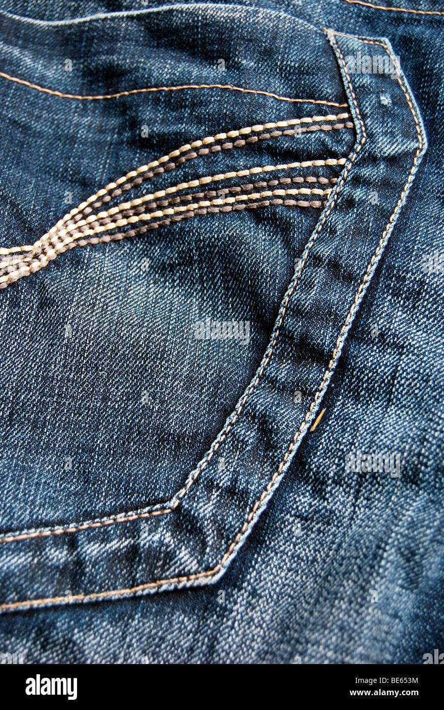 A blue jeans pocket Stock Photo - Alamy