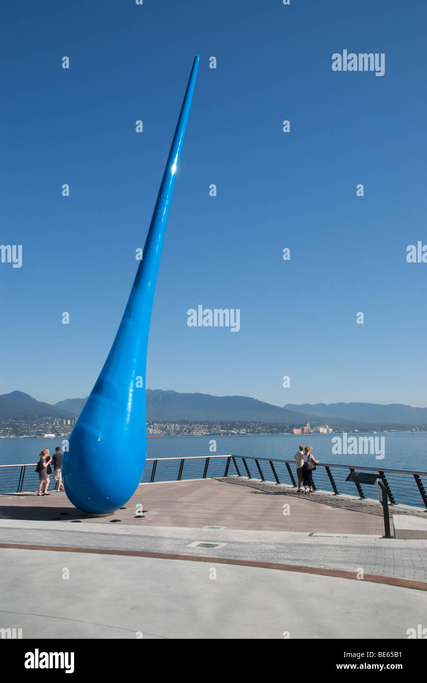 The Drop, 20-meter sculpture on Vancouver's inner harbor by Berlin ...