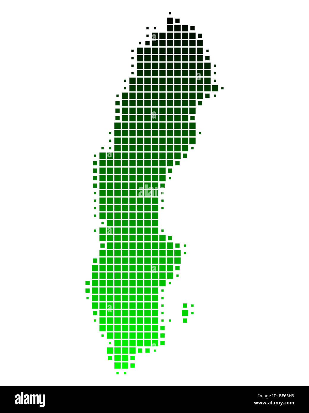 Sverige map Cut Out Stock Images & Pictures - Alamy