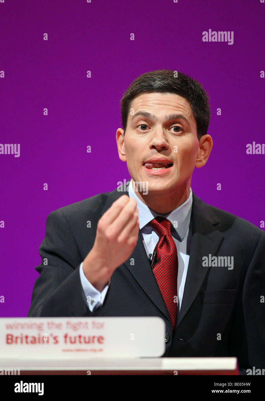 Labour foreign secretary david miliband hi-res stock photography and ...