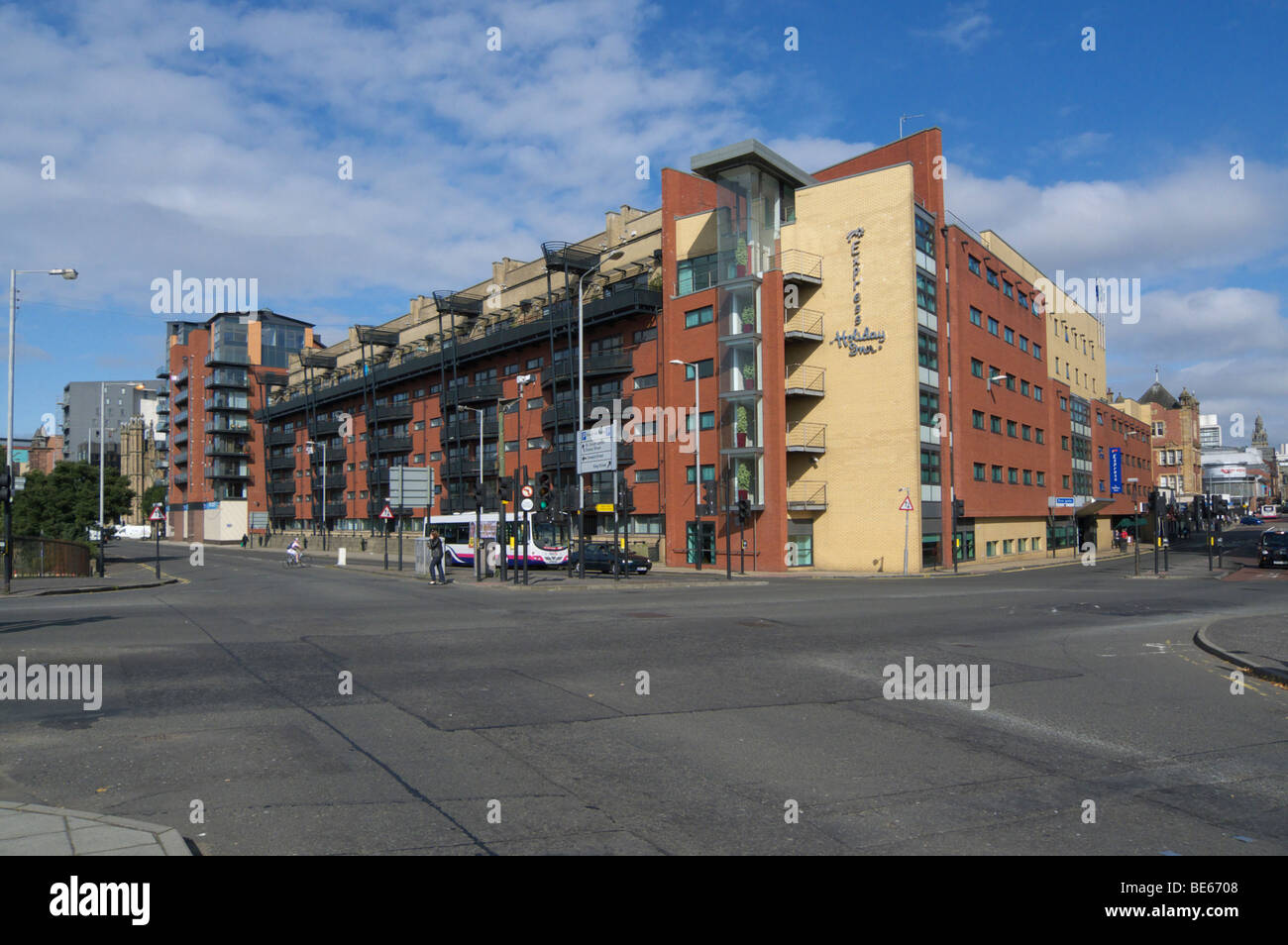 Express Holiday Inn on the River Clyde in Glasgow Scotland Stock Photo ...