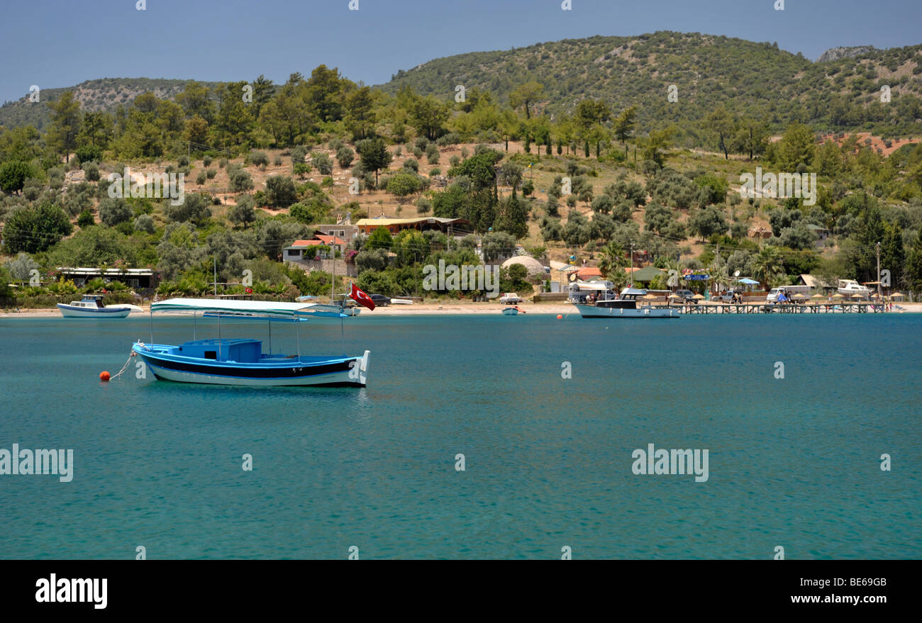 akbuk port, akbuk cape, bodrum peninsular, gokova gulf turkey Stock ...