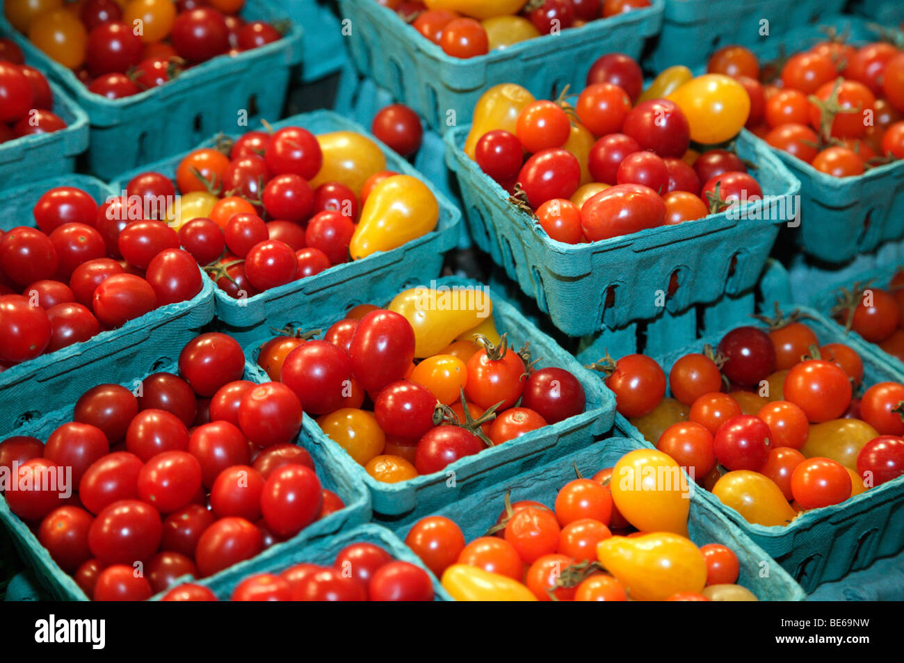 Mixed medley tomatos organic hi-res stock photography and images - Alamy