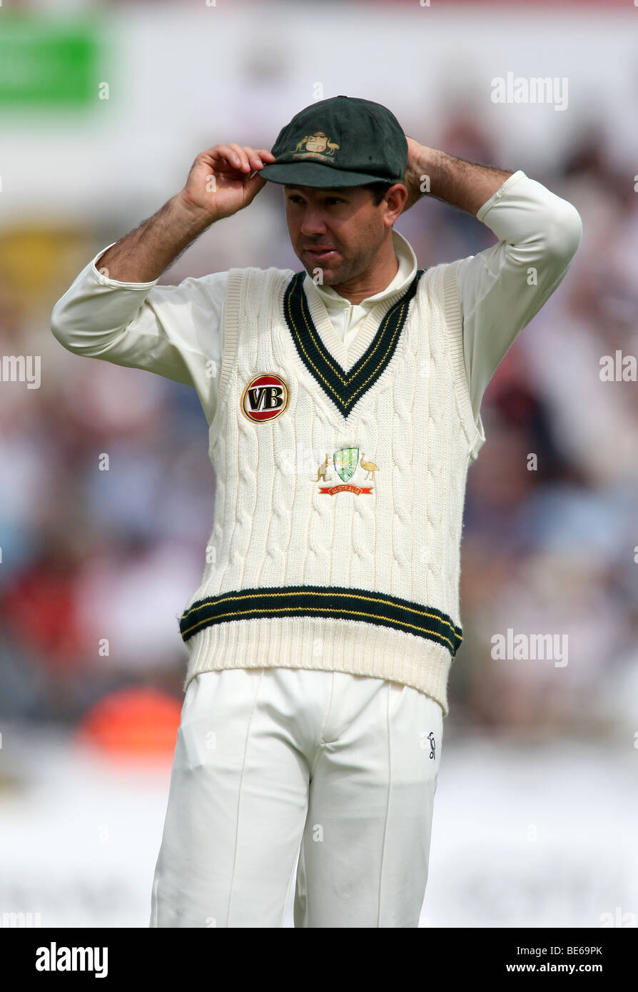 RICKY PONTING AUSTRALIA HEADINGLEY LEEDS ENGLAND 07 August 2009 Stock ...