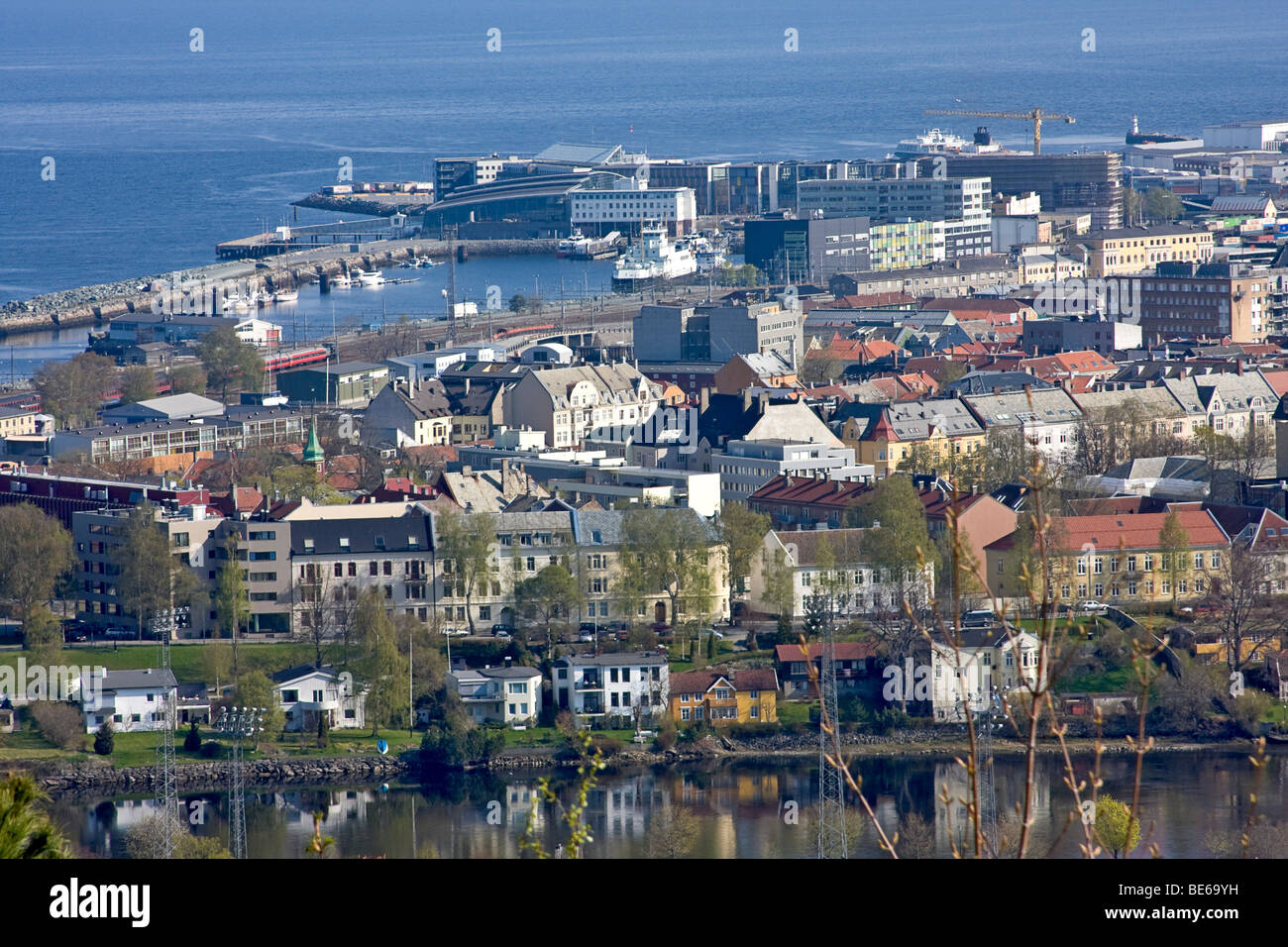 Aerial view of Trondheim, Norway Stock Photo - Alamy