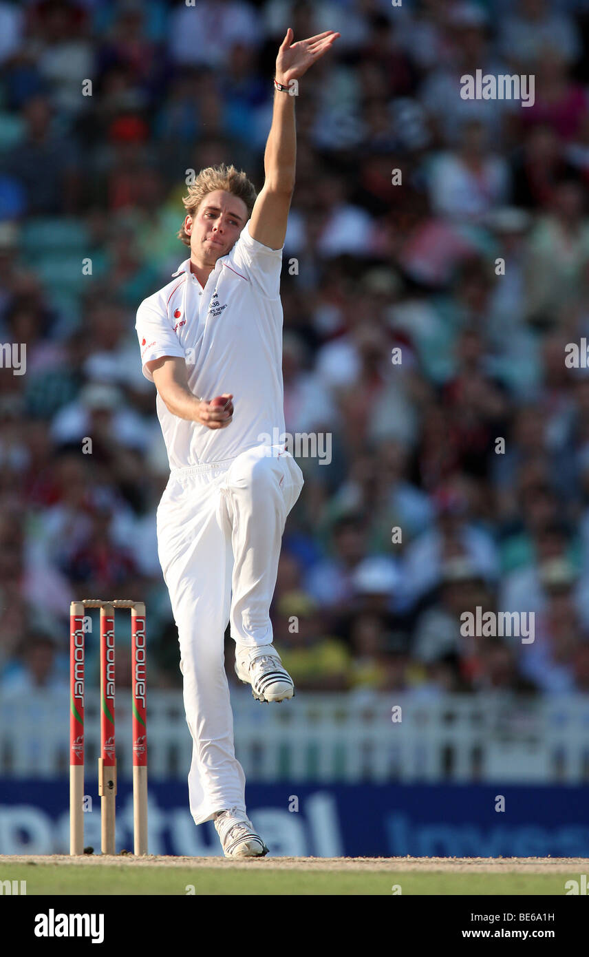 STUART BROAD ENGLAND & NOTTINGHAMSHIRE CCC THE BRIT OVAL LONDON ENGLAND ...