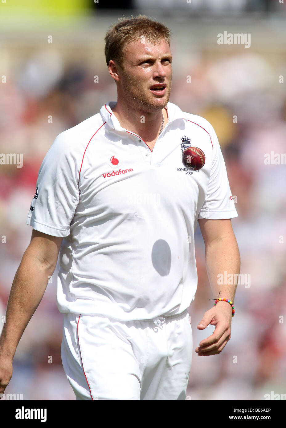 ANDREW FLINTOFF 5TH ASHES TEST MATCH THE BRIT OVAL LONDON ENGLAND 21 ...