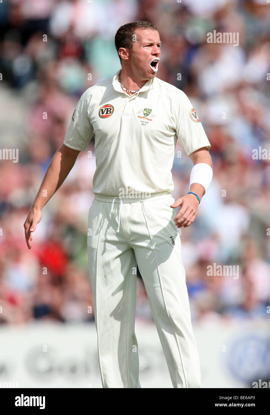 PETER SIDDELL AFTER OPENING BA 5TH ASHES TEST MATCH THE BRIT OVAL ...