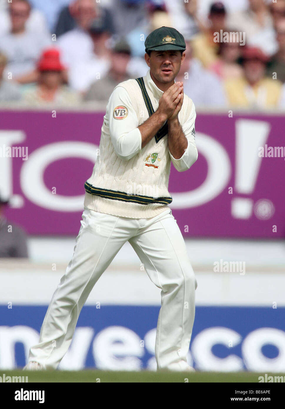 RICKY PONTING 5TH ASHES TEST MATCH THE BRIT OVAL LONDON ENGLAND 22 ...