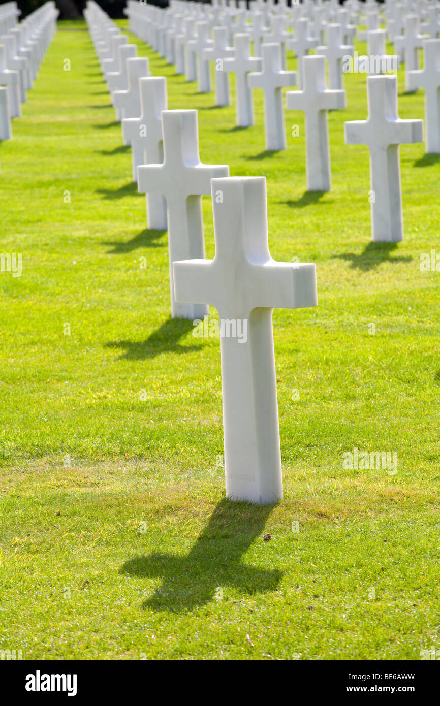 American Cemetery at Normandy Stock Photo - Alamy