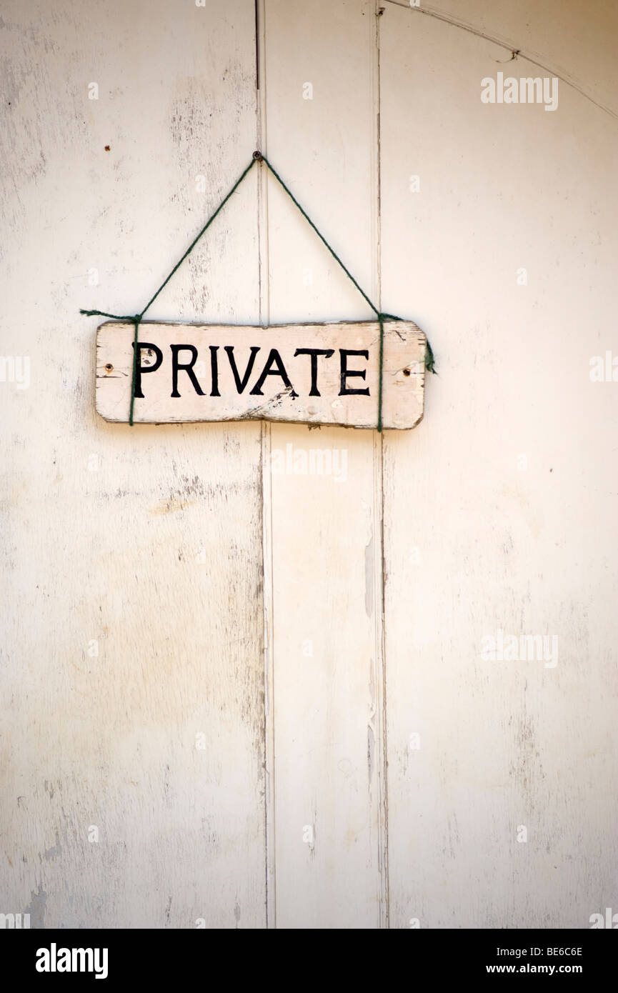 Private Door Sign