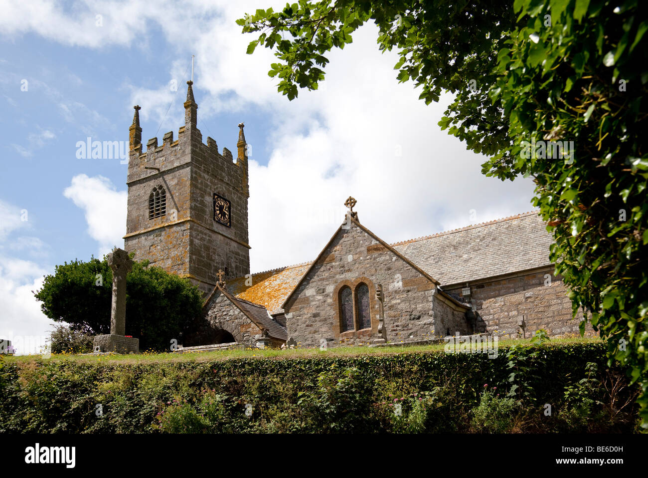 Perranuthnoe Church, Cornwall, England Stock Photo - Alamy