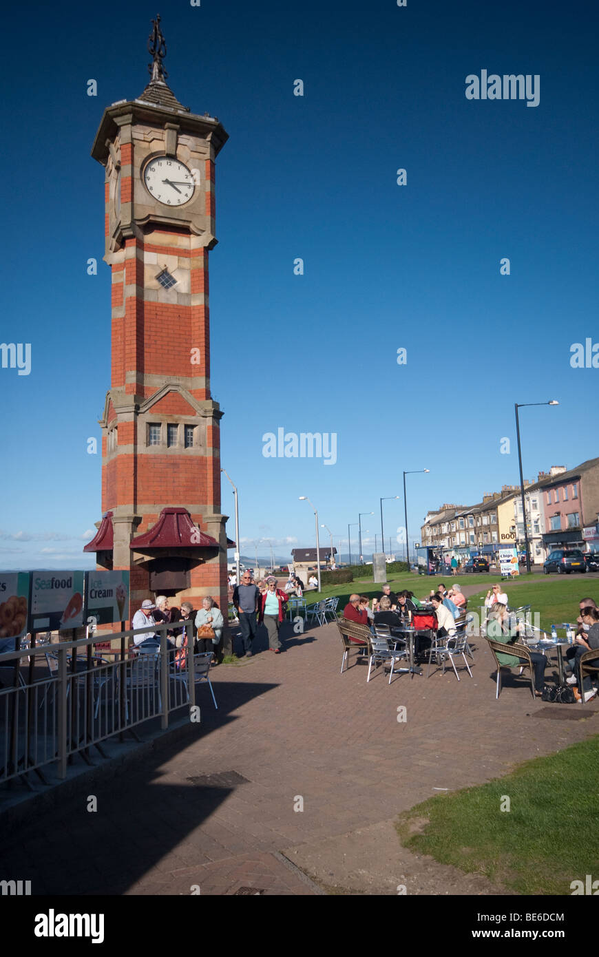 Morecambe's famous clock tower Stock Photo - Alamy