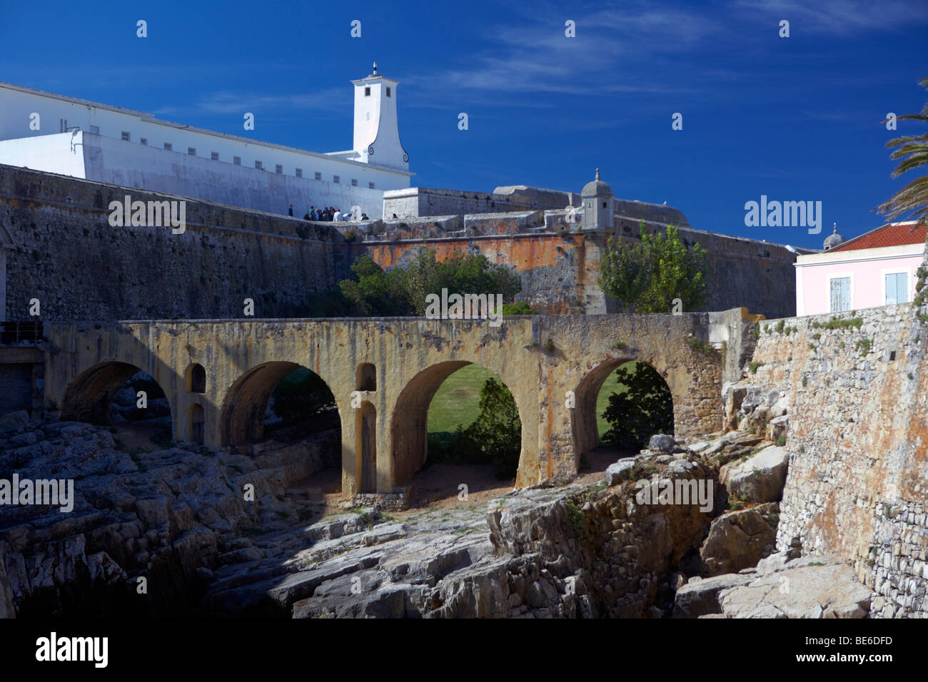City wall, São João Baptista, Portugal, Europe Stock Photo - Alamy