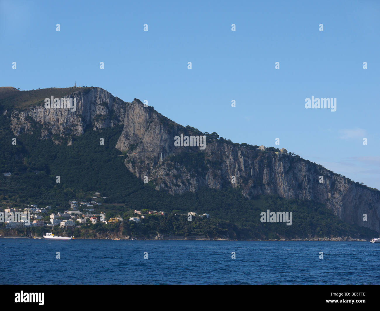 The Isle of Capri in the Bay of Naples in Italy Stock Photo - Alamy