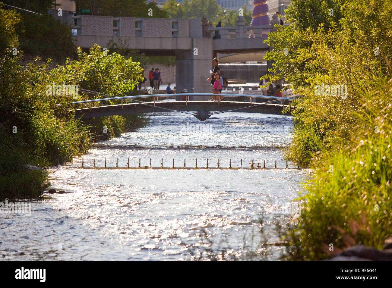 Cheonggyecheon River in Seoul South Korea Stock Photo - Alamy