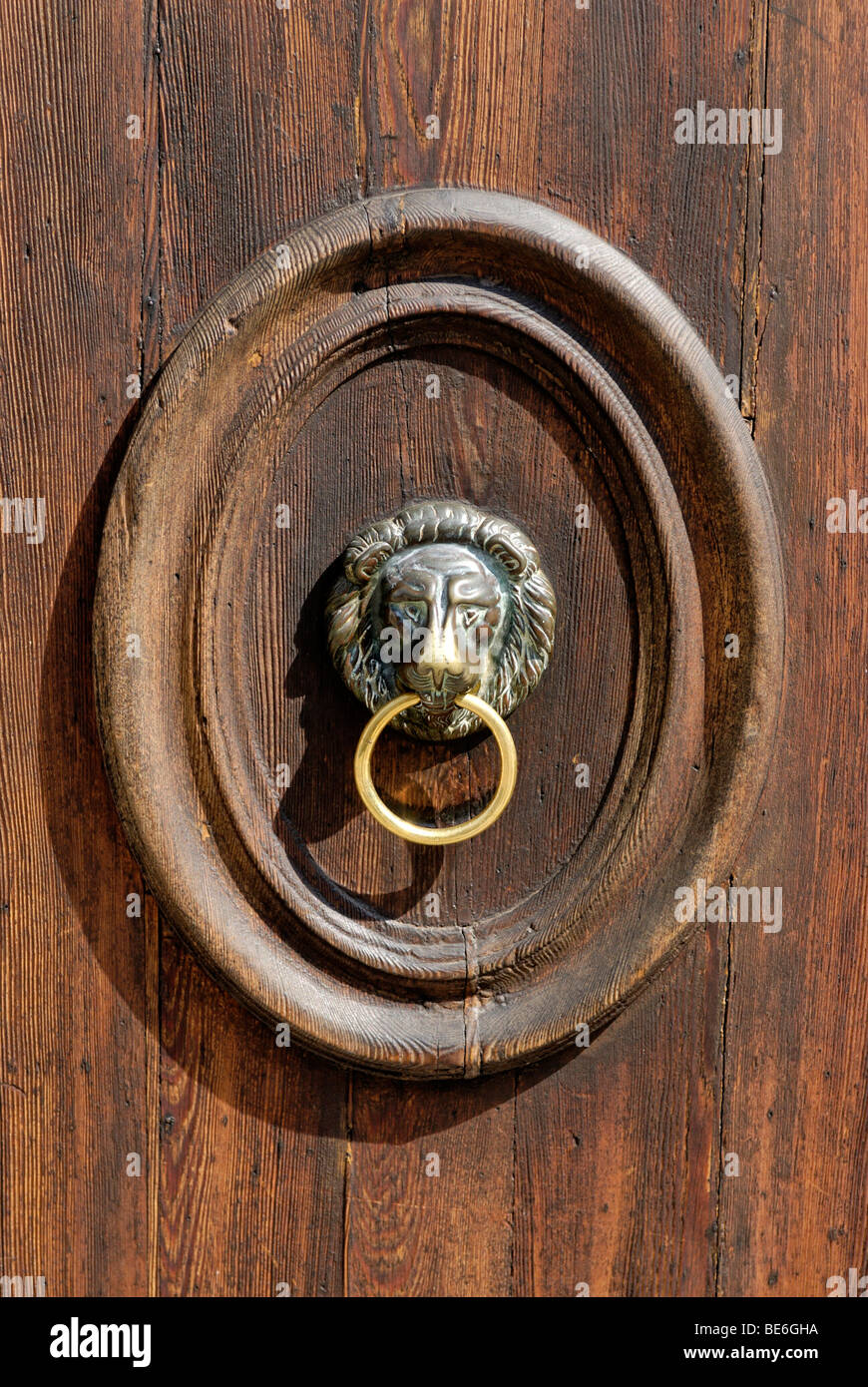 Marcus Lion, symbol of the city at a house facade, Venice, Venezia ...