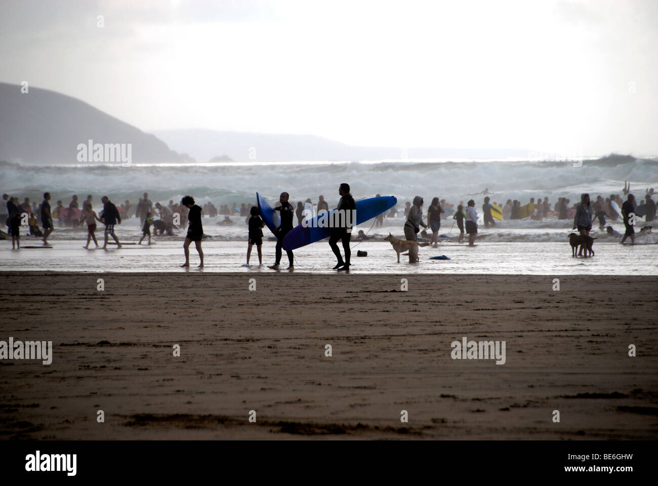 Cornwall Crowded Beaches High Resolution Stock Photography and Images ...