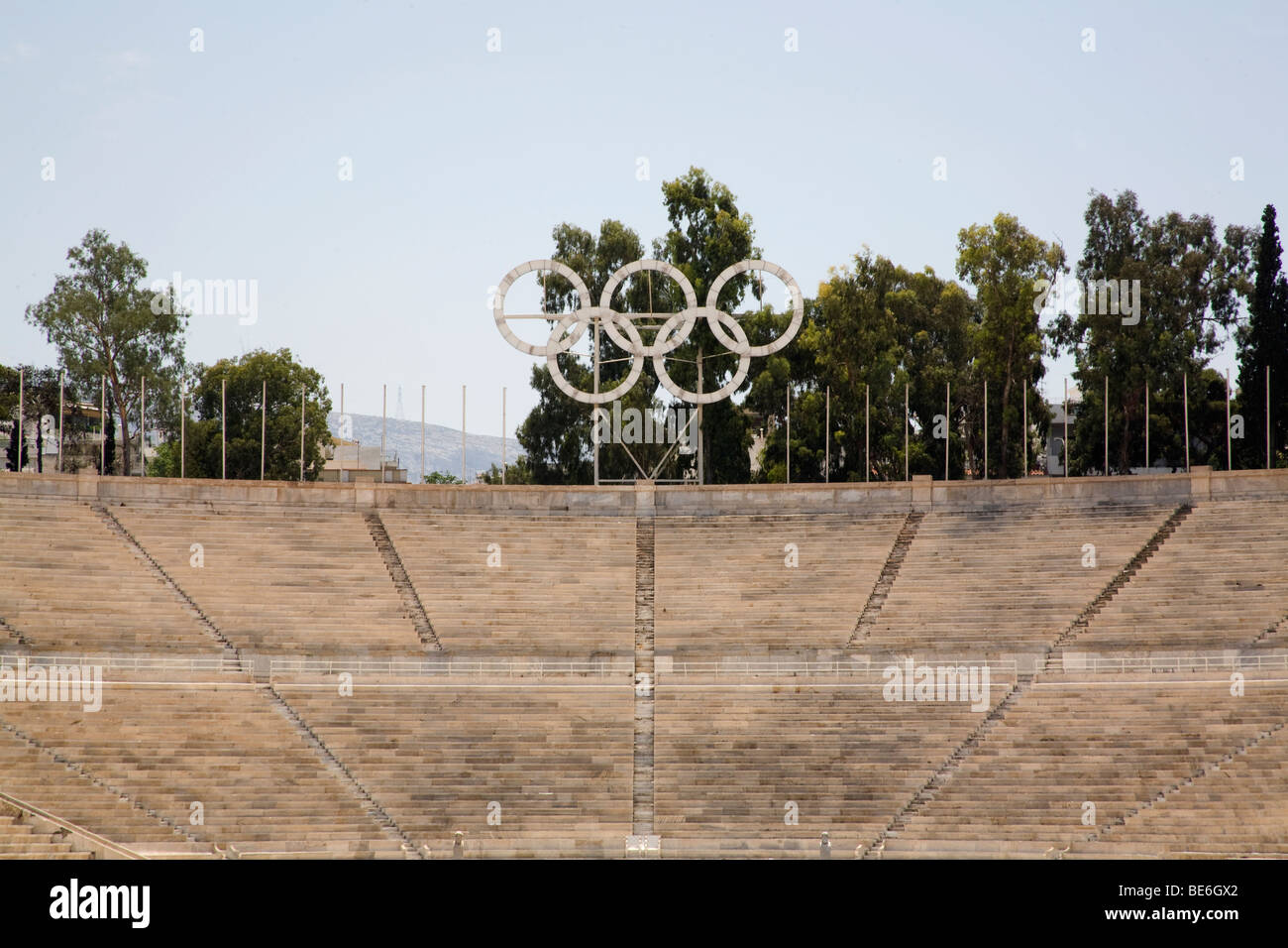 The Panathinaiko or Panathenaic Stadium, also known as the Kallimarmaro ...