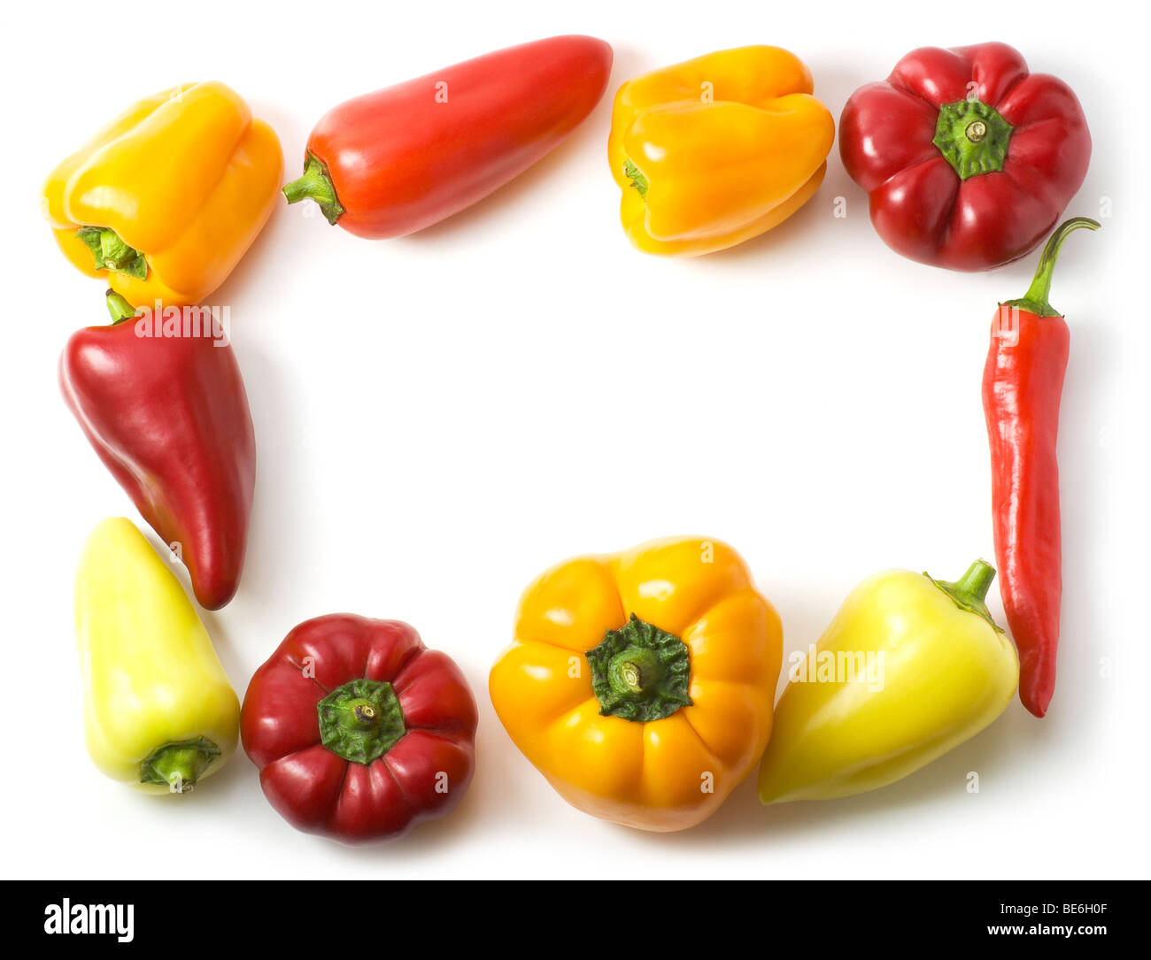 Frame made different natural Cut Out Stock Images & Pictures - Alamy