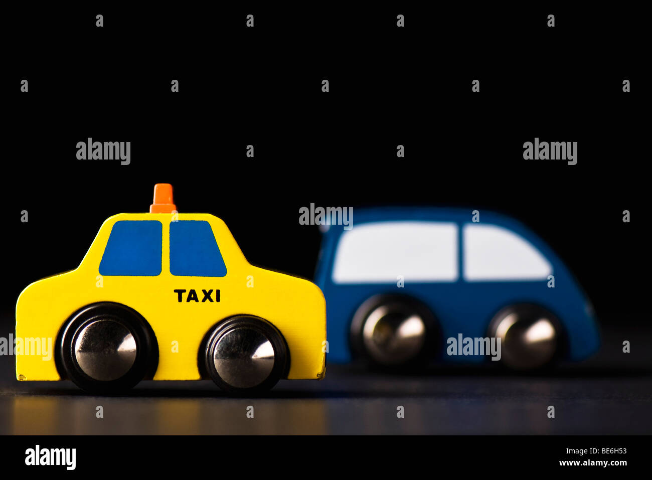 Toy cars, side view Stock Photo - Alamy