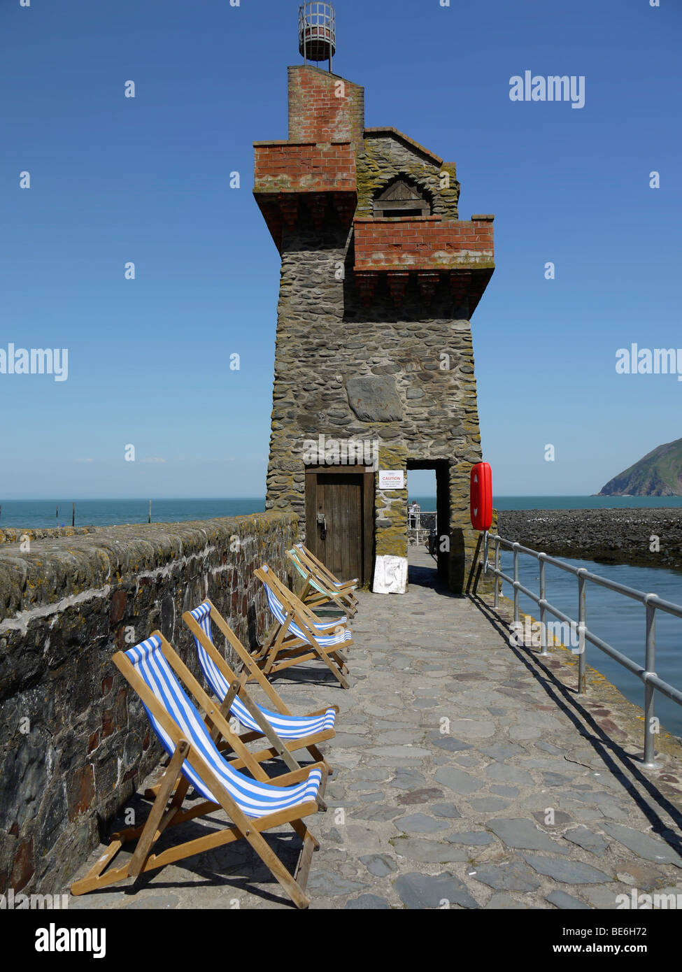 the old lighthouse at lynmouth devon Stock Photo - Alamy