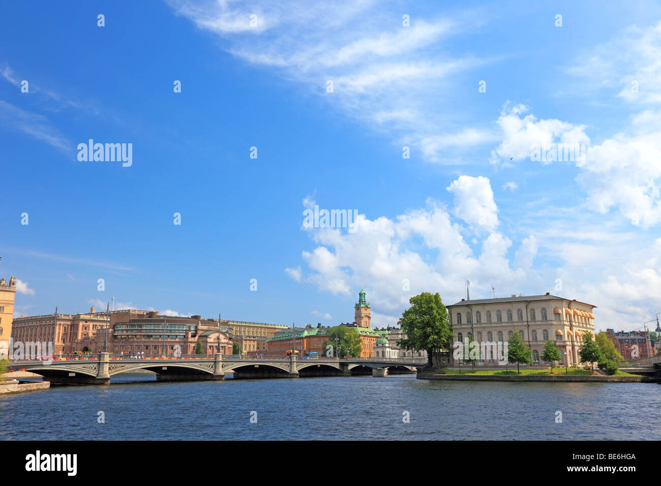 Stockholm view central bridge hi-res stock photography and images - Alamy