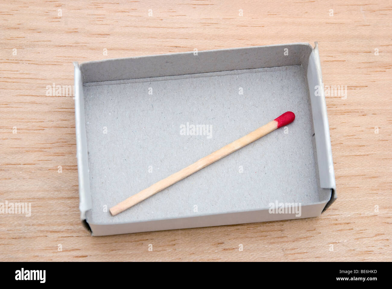 match in matchbox Stock Photo - Alamy