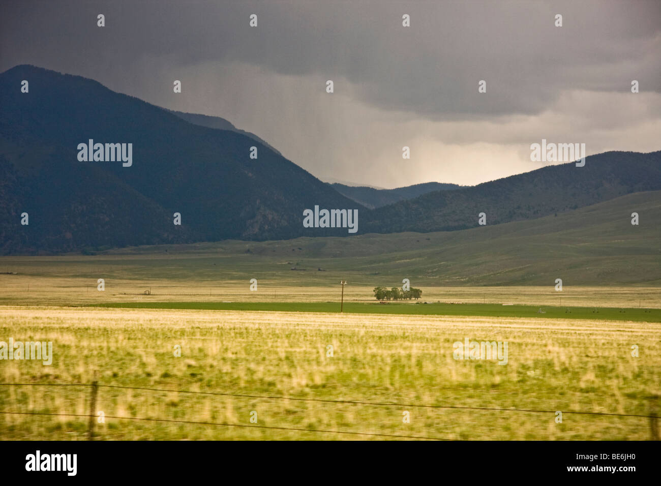 Approaching storm, Madison Valley, Montana, USA Stock Photo - Alamy