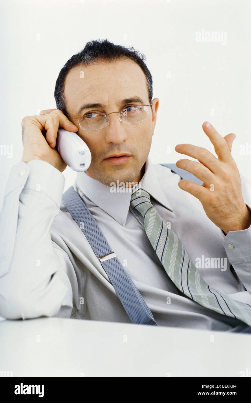 Businessman on phone call Stock Photo - Alamy Businessman on phone call Stock Photo - Alamy