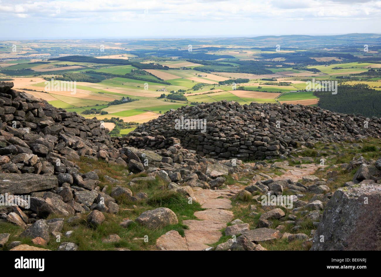 Pictish Fort on Mither Tap, Bennachie, Aberdeenshire, Scotland, United ...