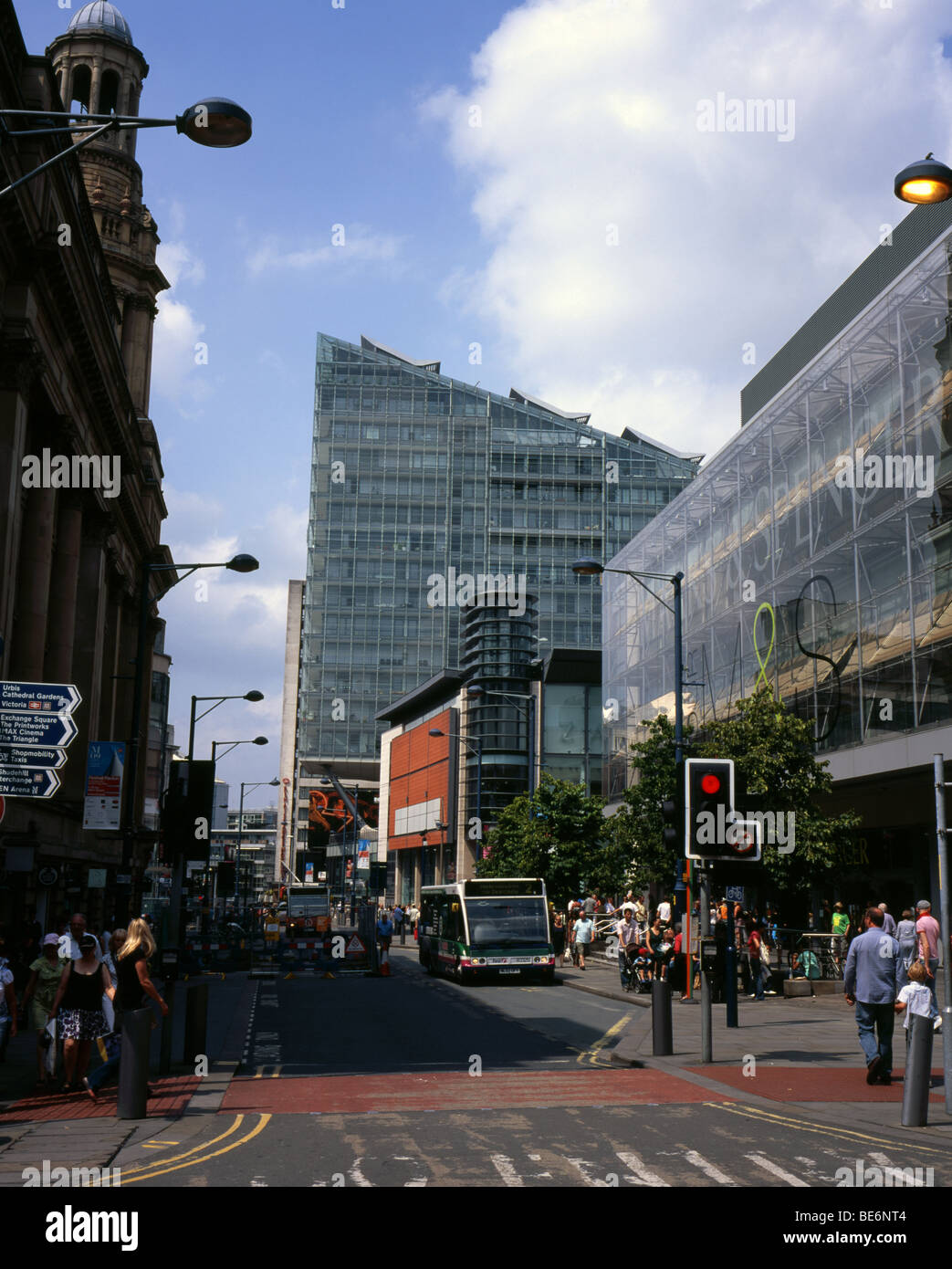 Market Street Manchester England Stock Photo - Alamy