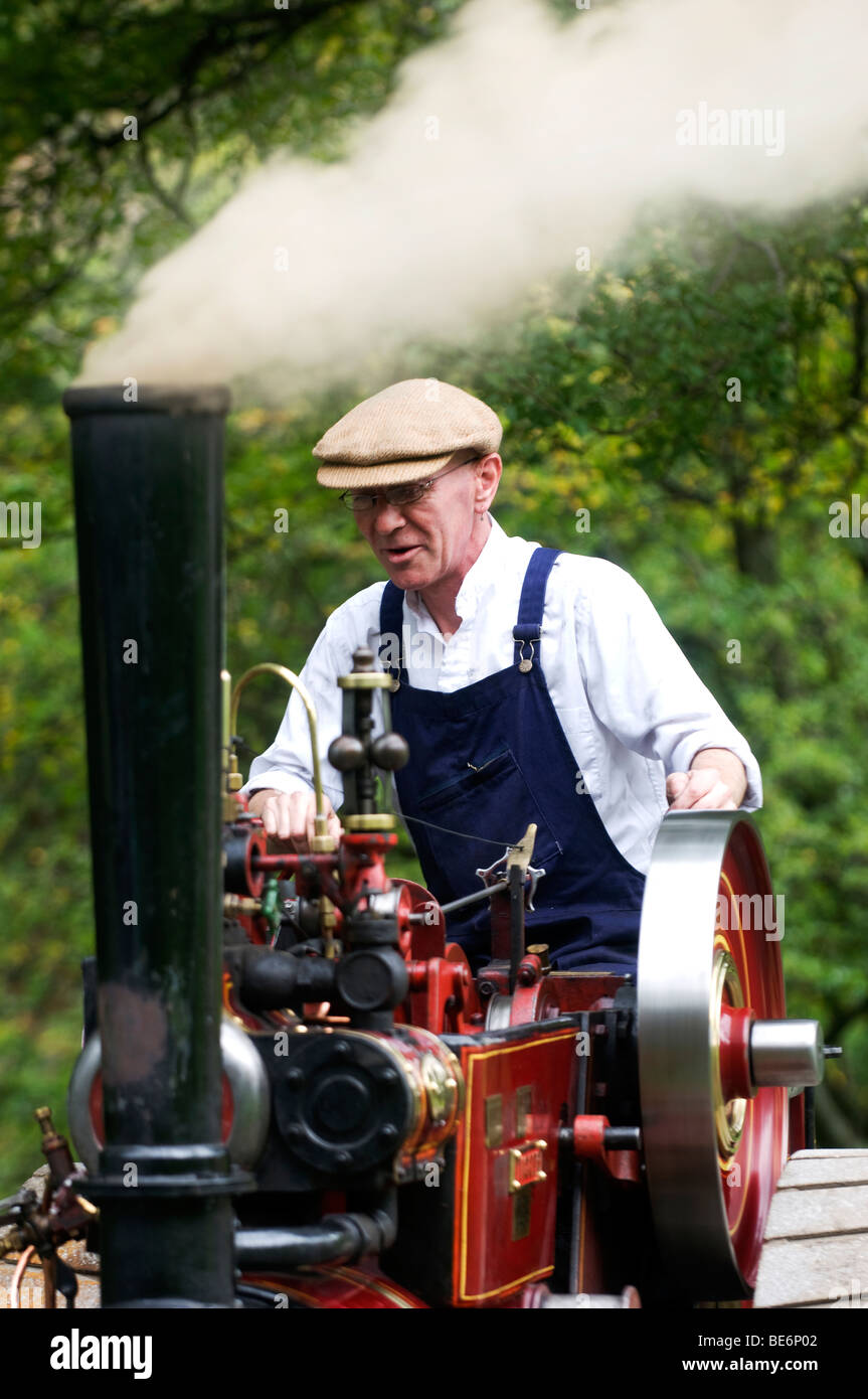 The replica steam tractor 'Tigger' from Summerlee Museum in Coatbridge ...