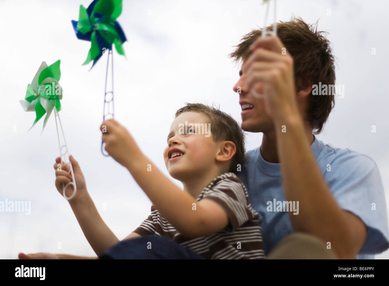 Windy day pinwheels hi-res stock photography and images - Alamy