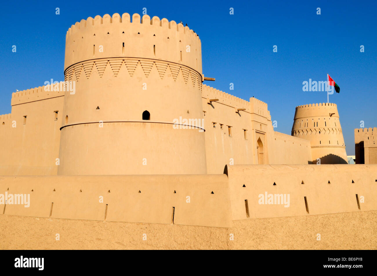 Historic adobe fortification Al Khandaq Fort or Castle, Buraimi, Al ...